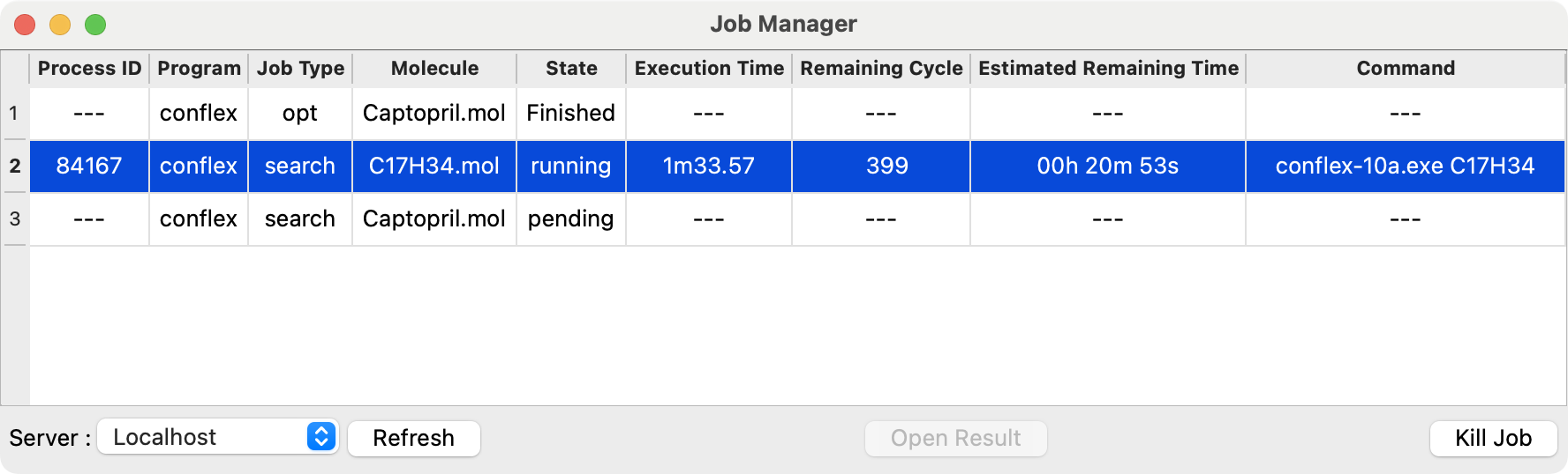 CONFLEX Interface Manual